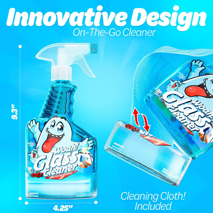 Spray Bottle 16oz (Glass Cleaner) , 2 Pack – Gunk Getter